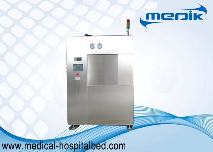 Pintu Sliding vertikal CSSD Sterilizer, peralatan sterilisasi Uap